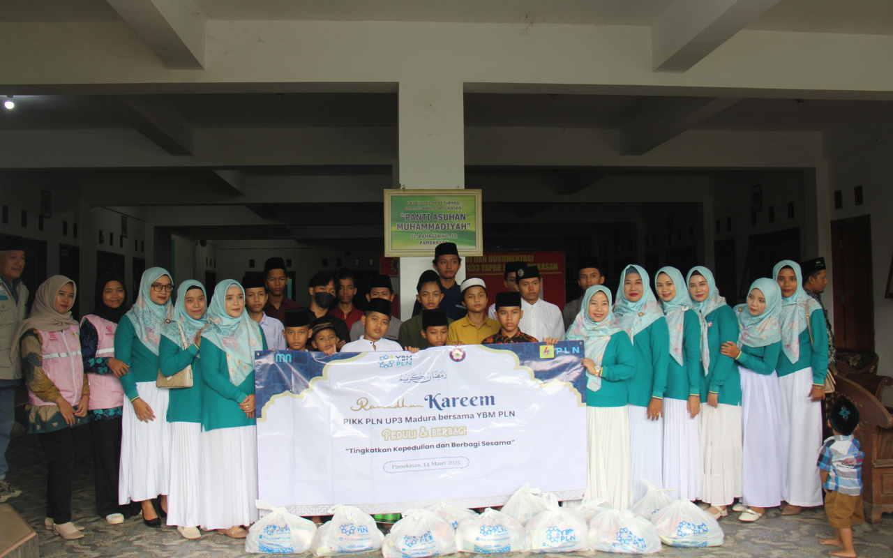 PIKK dan Srikandi PLN UP3 Madura Salurkan Puluhan Paket Sembako ke Panti Asuhan - Warta Zone